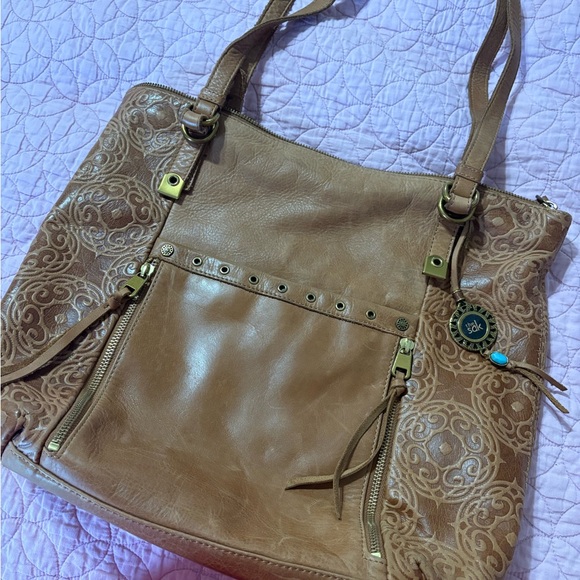 The Sak | Bags | The Sak Brown Floral Embossed Leather Tote | Poshmark